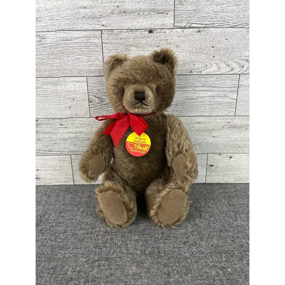 steiff | Other | Steiff Original Teddy Bear Vintage Brown Plush ...